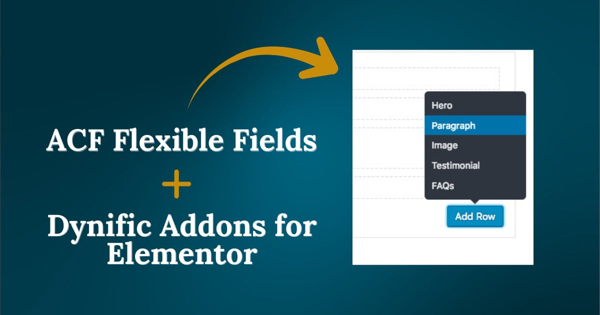 How To Display Data From ACF Flexible Content In Elementor?