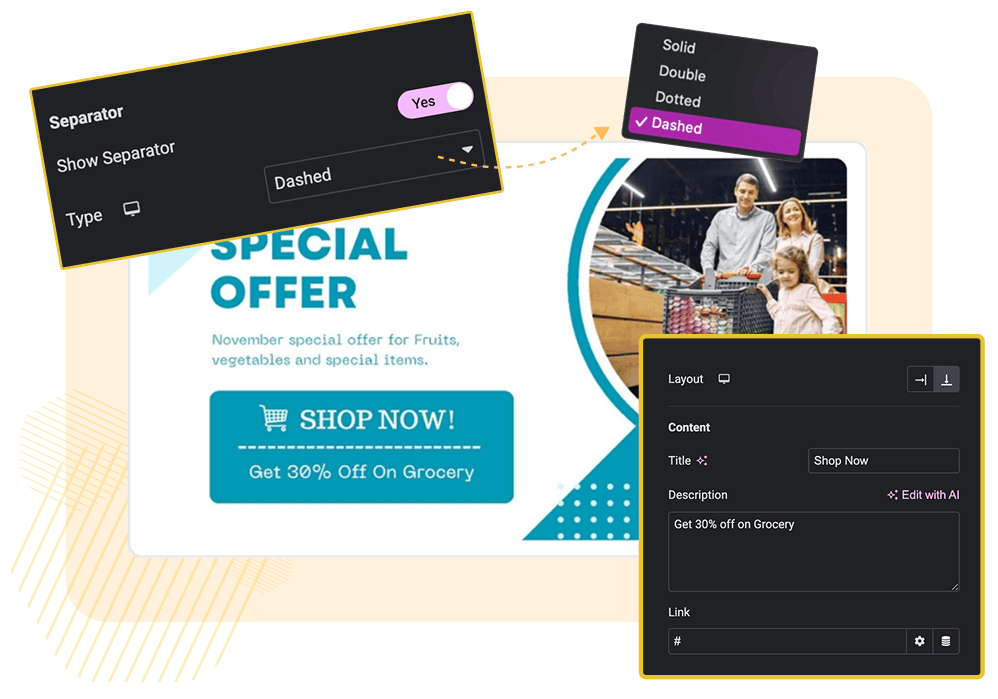 Advanced Button - WP Builder Addons